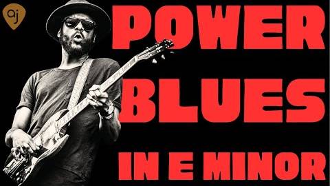 POWER BLUES ⧸ ROCK Jam Track in E Minor ｜ Guitar Backing Track