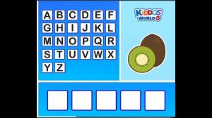 Word spelling for kids