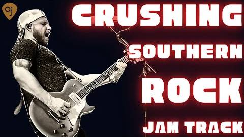 🎸 CRUSHING SOUTHERN BLUES ⧸ ROCK JAM ｜ Guitar Backing Track (D MINOR)