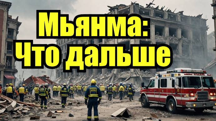 🌍 Мьянма после землетрясения: трагедия и пути восстановления