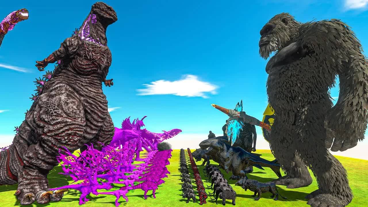 Команда _Void_x_Shin_Годзилла_против_Конга_Темная_Команда_Animal_Восстание