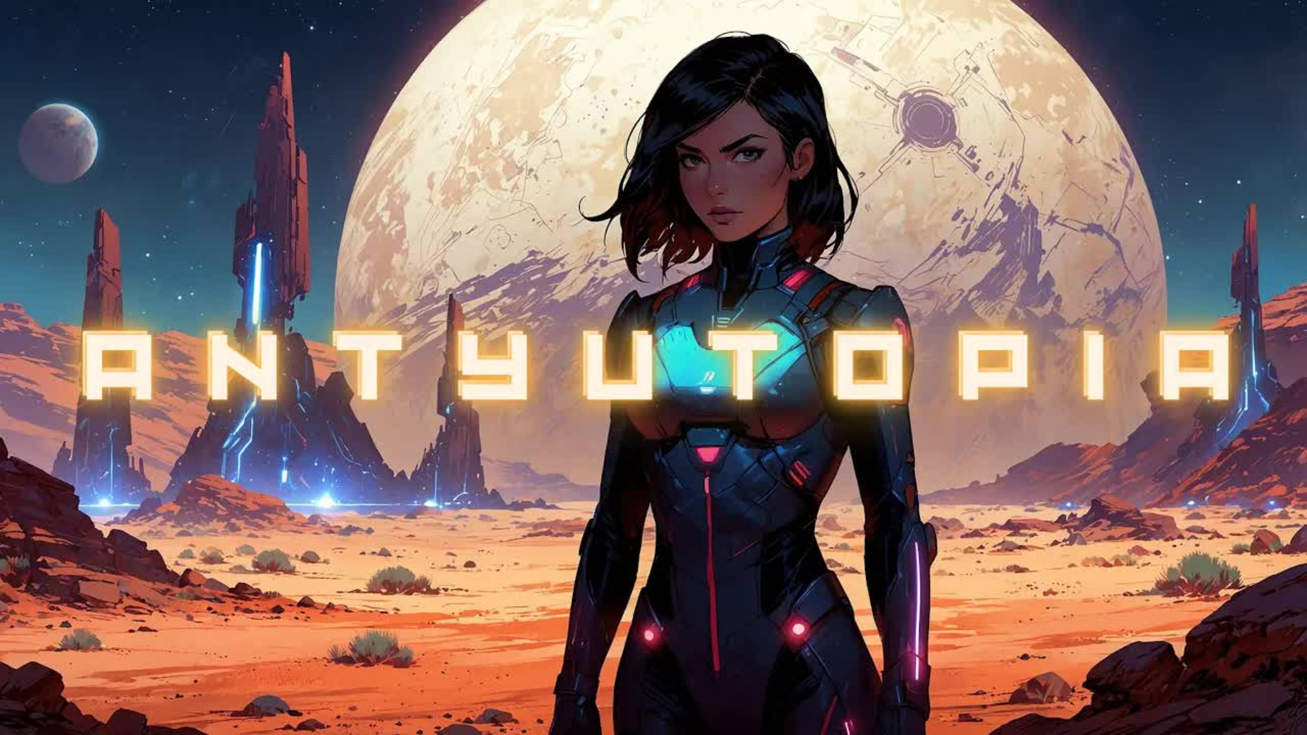 2 3 4 1　A N T Y U T O P I A | Chill Lofi | synthwave, retrowave, dreamwave, spacewave, outrun