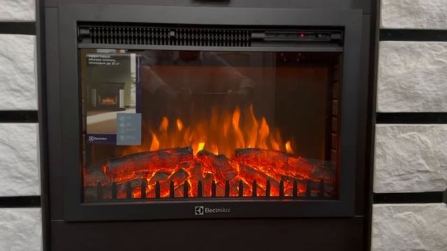 Каминокомплект портал Electrolux Bricks WOOD 25 с очагом Electrolux EFP/P