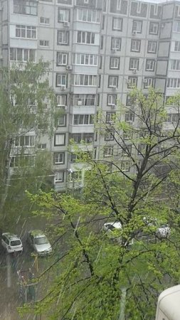 Мощный ливень в Краснодаре. #Краснодар #дождь