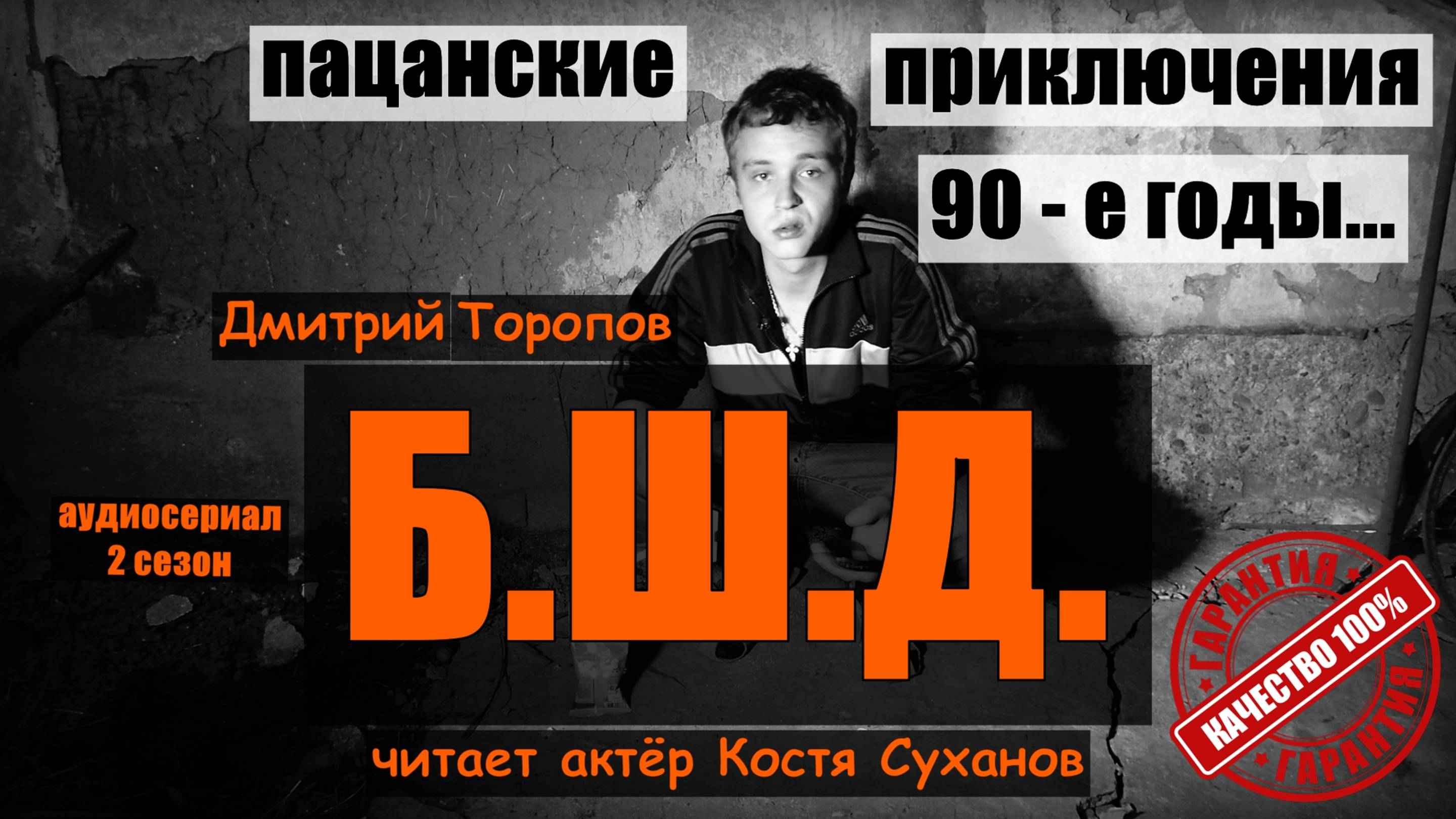 #13 / Аудиокнига Б.Ш.Д. / Приключения в 90 - е / За забором интерната / читает актер Костя Суханов.