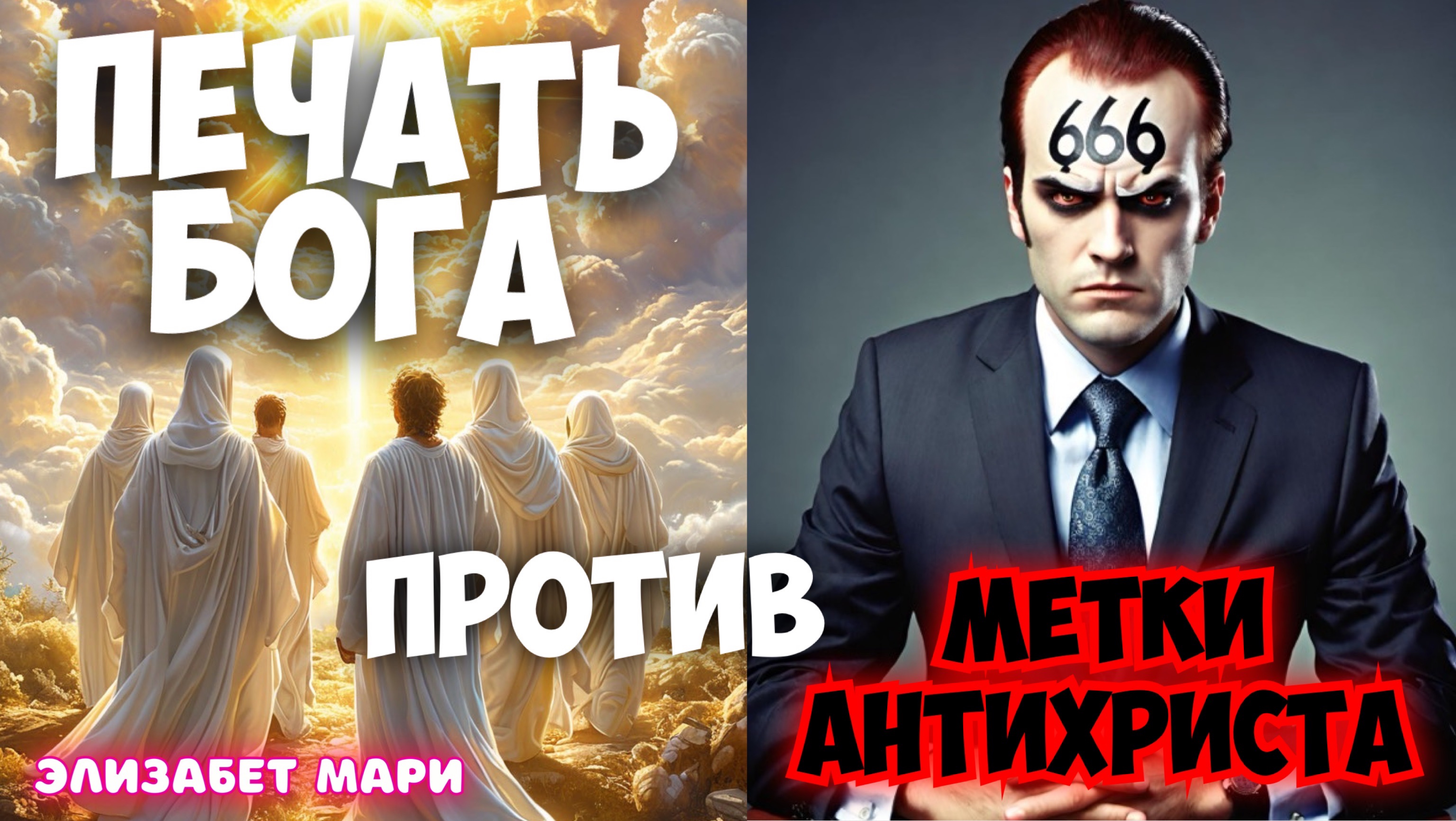 ПЕЧАТЬ БОГА ПРОТИВ МЕТКИ ЗВЕРЯ. ПРОРОЧЕСКОЕ ПОСЛАНИЕ.
Элизабет Мари