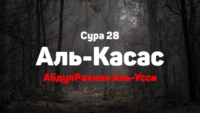 Сура 28 Аль-Касас - АбдулРахман Аль-Усси