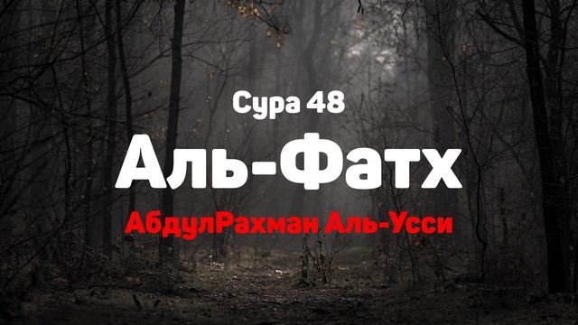Сура 48 Аль-Фатх - АбдулРахман Аль-Усси