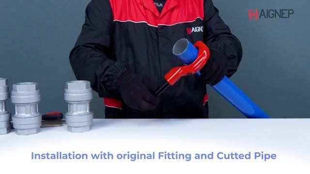 Монтаж труб Айнеп Инфинити Aignep Infinity диаметром 20-25-32-40 мм