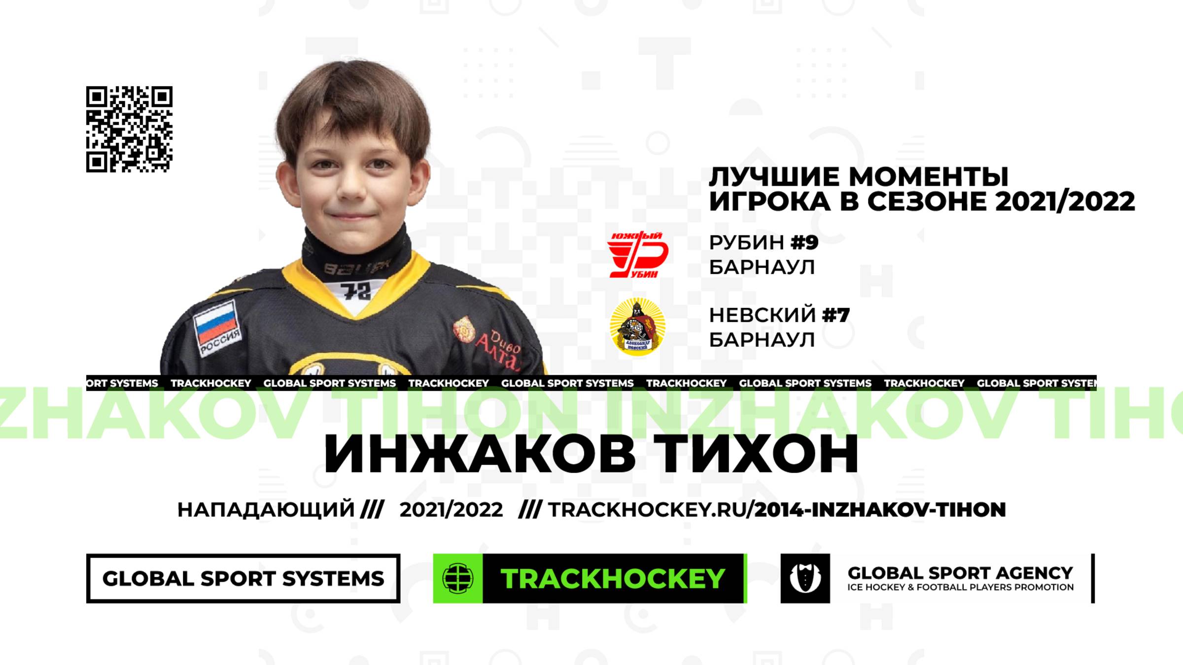 Инжаков Тихон • Лучшие моменты игра 2014 • 2021/2022