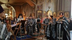 Великопостное вечернее богослужение в канун Чертветка Великого канона