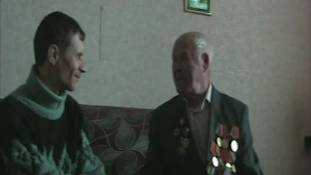 Ногликская телестудия. Архив, ветераны ВОВ. Ризванов Каюм Ризванович