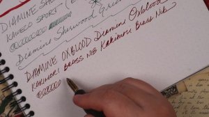 Nothing Says 'I LOVE YOU' Like Oxblood :: ❤ :: Diamine Ink & Kakimori Brass Nib :: Pen & Ink Logboo