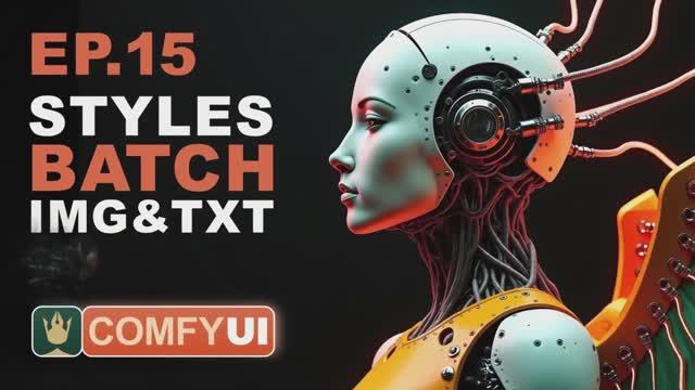 Уроки ComfyUI - Обновление стилей, пакетная обработка EP15