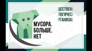 О деятельности «Мусора.Больше.Нет»