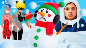 Леди Баг спасает город от замерзания! ☃️❄️ Игры в куклы Леди Баг для девочек