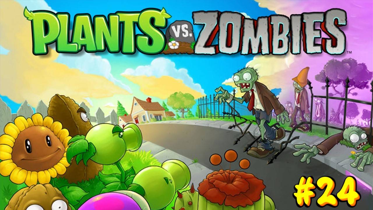 Выживание: Ночь (24) в Plants vs Zombies