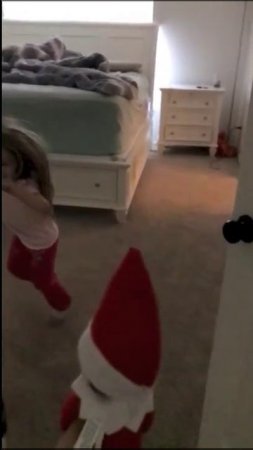 Jessie scared of Elfie