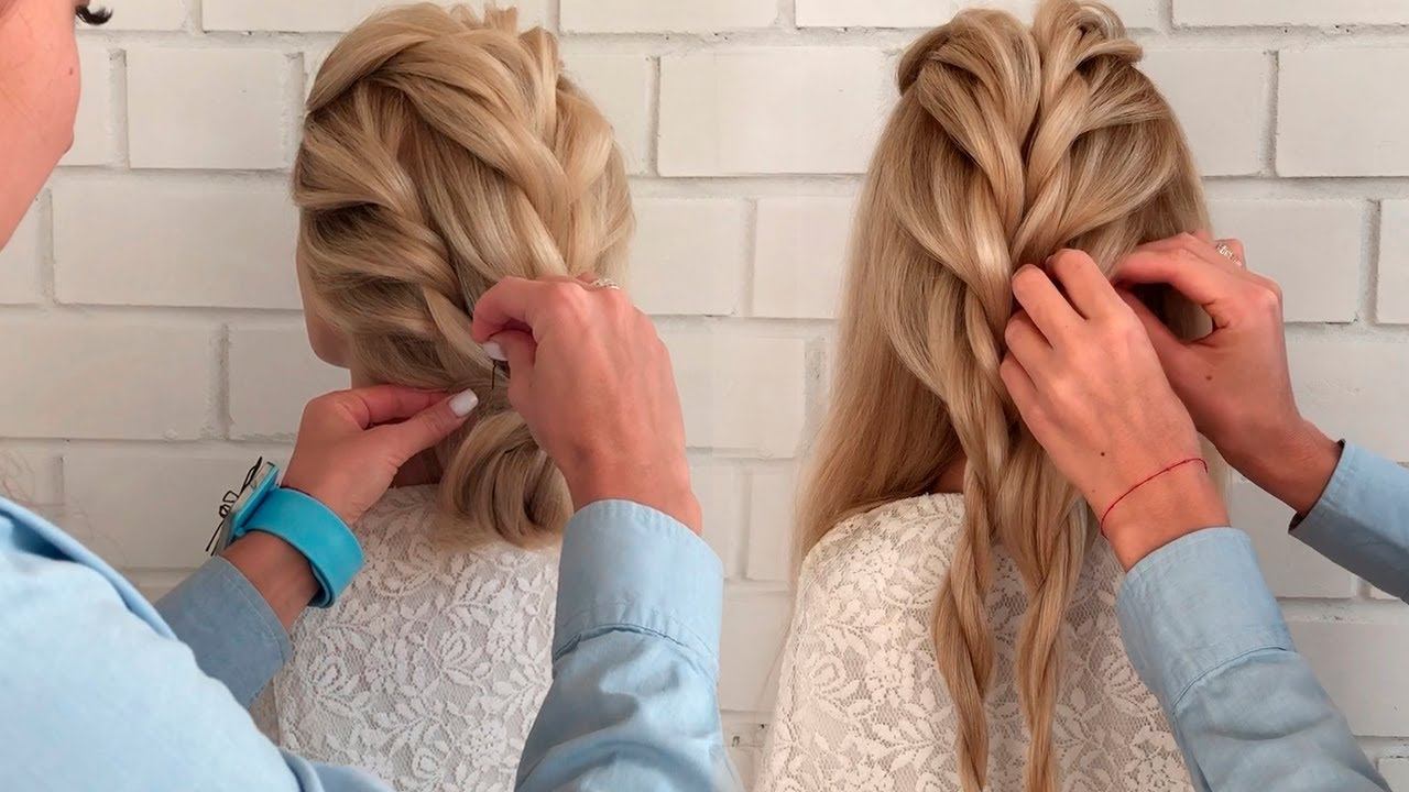 Низкий Пучок | Свадебная Прическа с Легкими Рёбрами