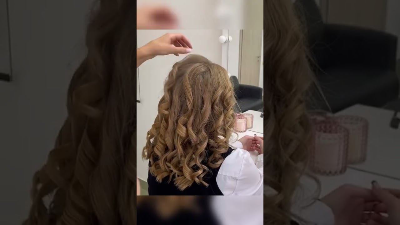 Как Сделать Локоны Утюжком | Прическа на Натуральные Волосы