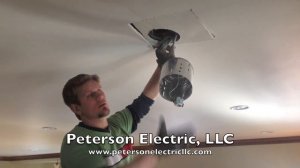 Replaced A Can Light To Hang A Chandelier Fixture