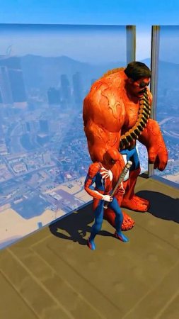 GTA 5 Epic Water Ragdolls Spiderman Vs Hulk | Jumps/Fails Part-262