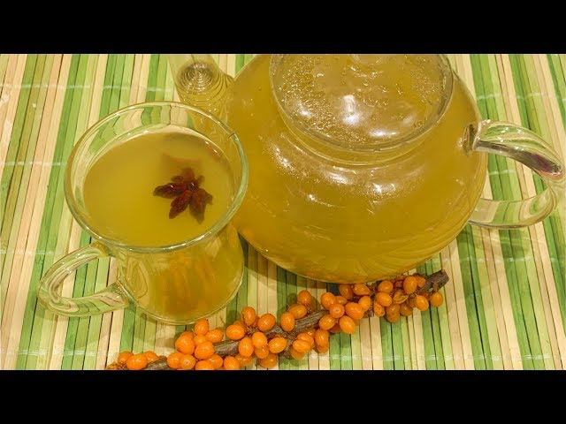 Облепиховый чай с имбирем