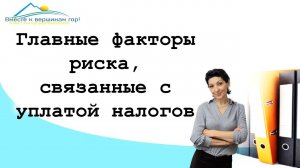 Какие факторы риска связаны с уплатой налогов. Как рассуждают налоговики и что анализируют