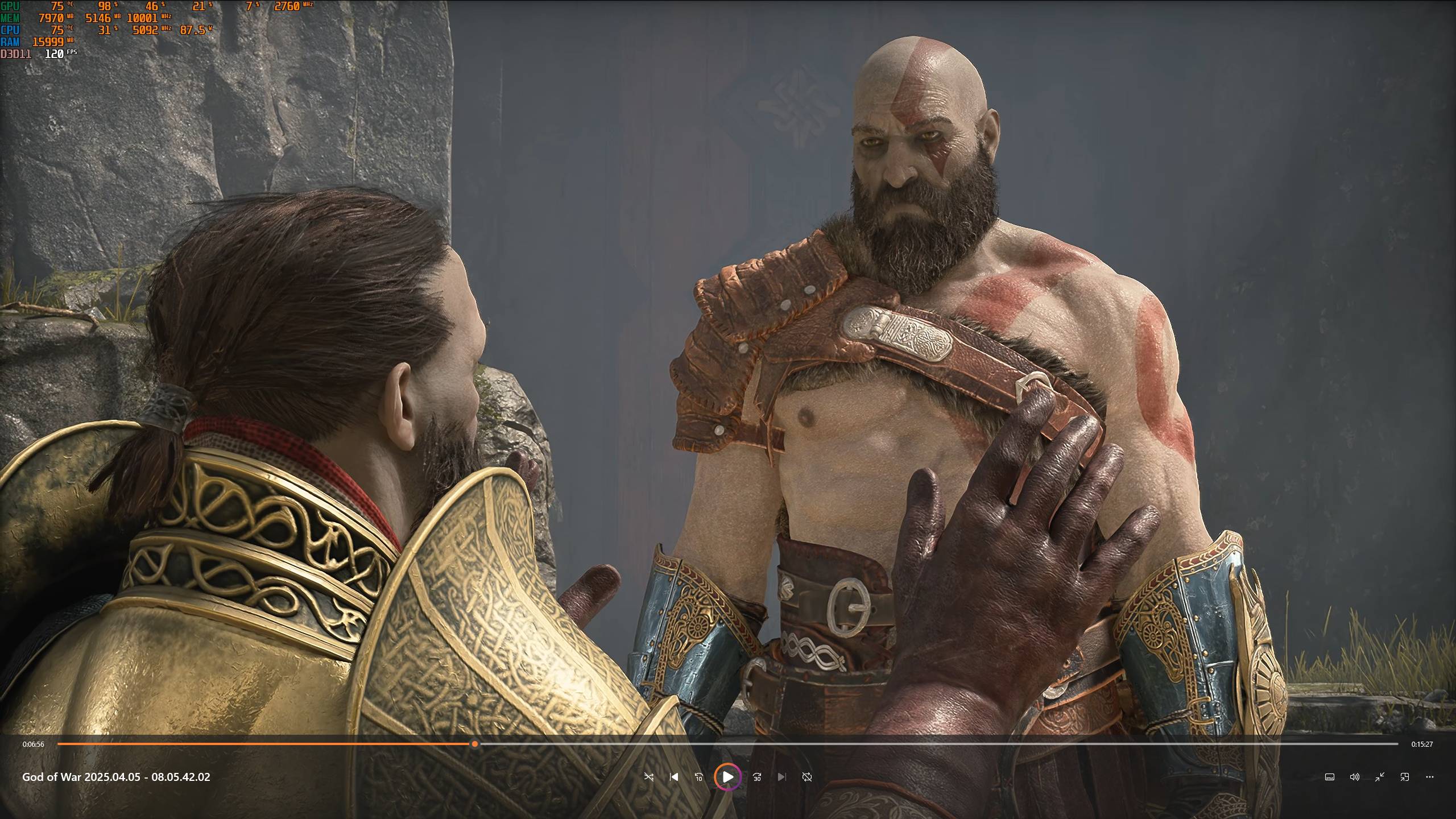 God of War 4 (сложность бог войны)