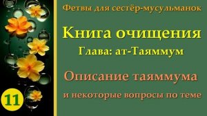 11. Книга Очищения (ат-Таяммум)