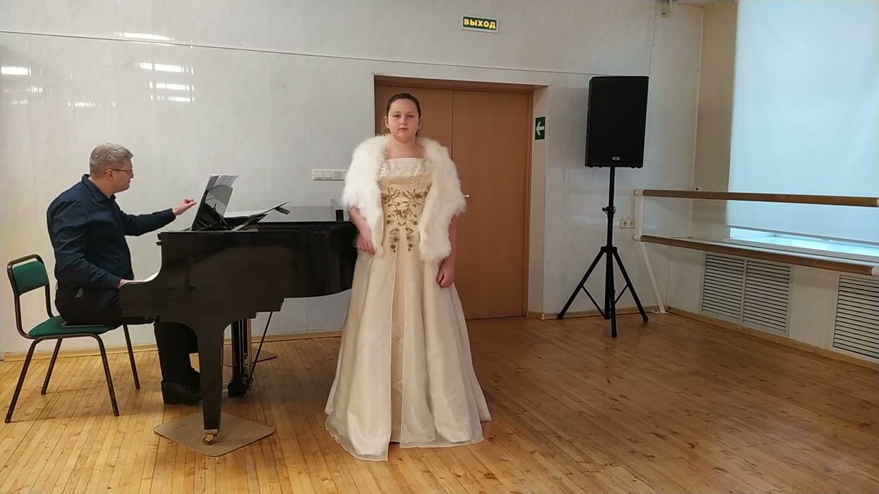 Л. Бетховен, сл. Х. Вейссе  Der Küss, А. Варламов, сл. М. Лермонтова Ангел. Поёт Кристина Туманова