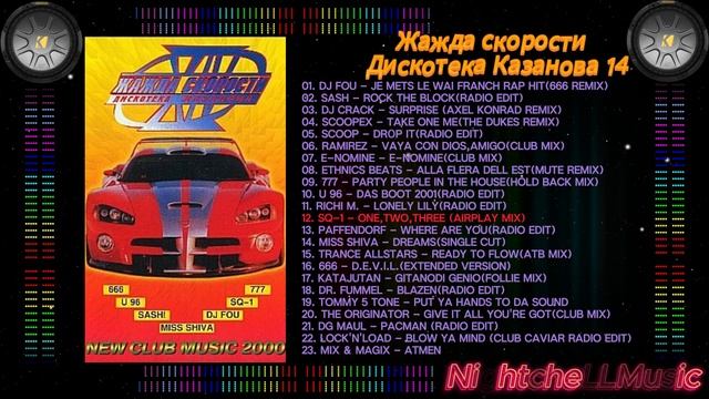 Музыка жажда скорости, дискотека Казанова 14 , 90s