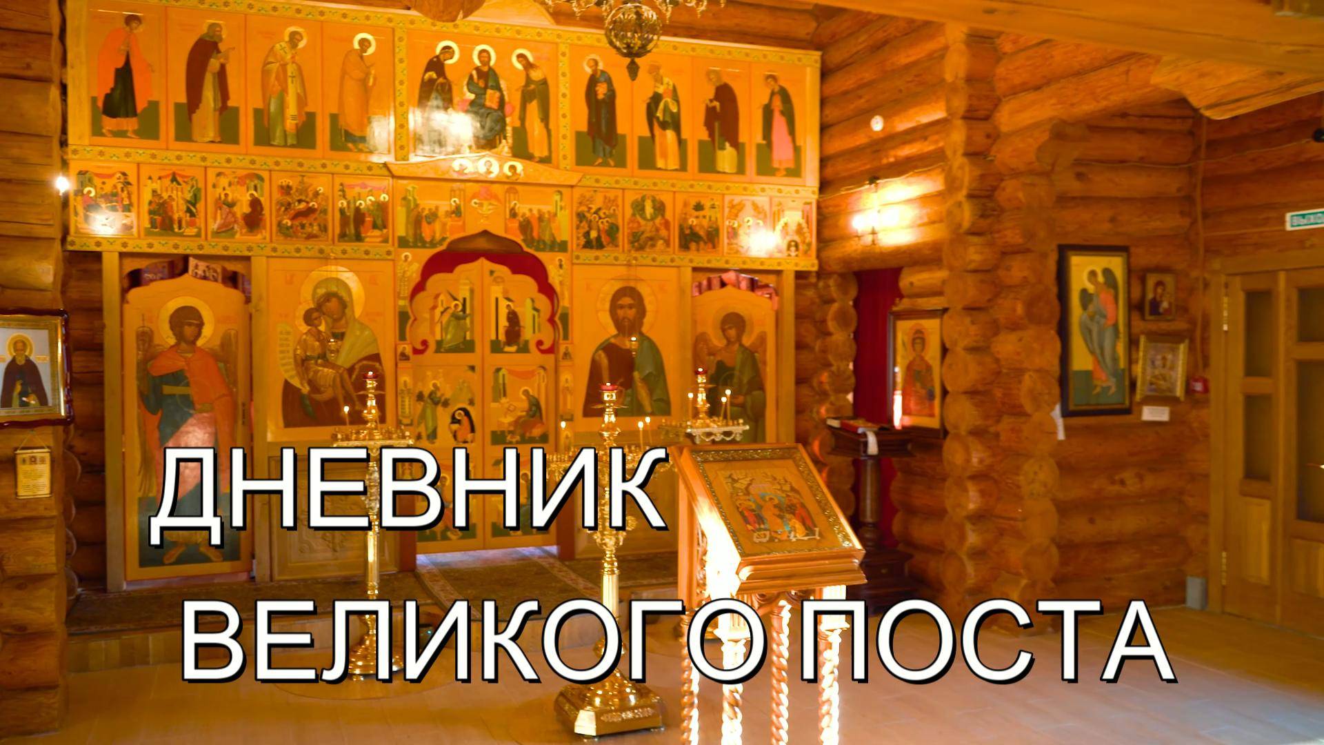 Дневник Великого Поста. Выпуск 6. Священник Дмитрий Николаев