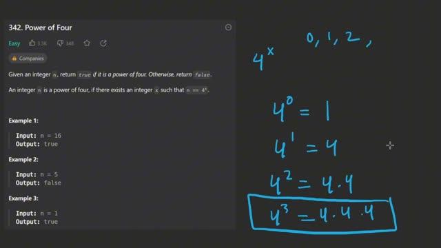 Leetcode 342: Power of Four (RU)