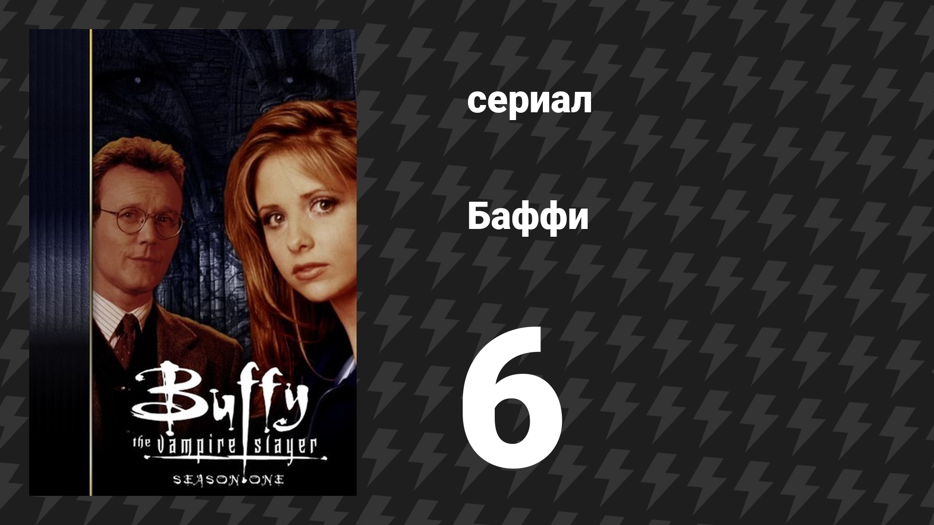Баффи — истребительница вампиров 1 сезон 6 серия «Стая» (сериал, 1997)