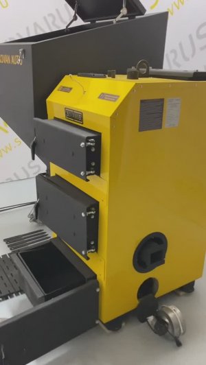 Мини обзор автоматического котла длительного горения Соварус Кован Авто 30кВт