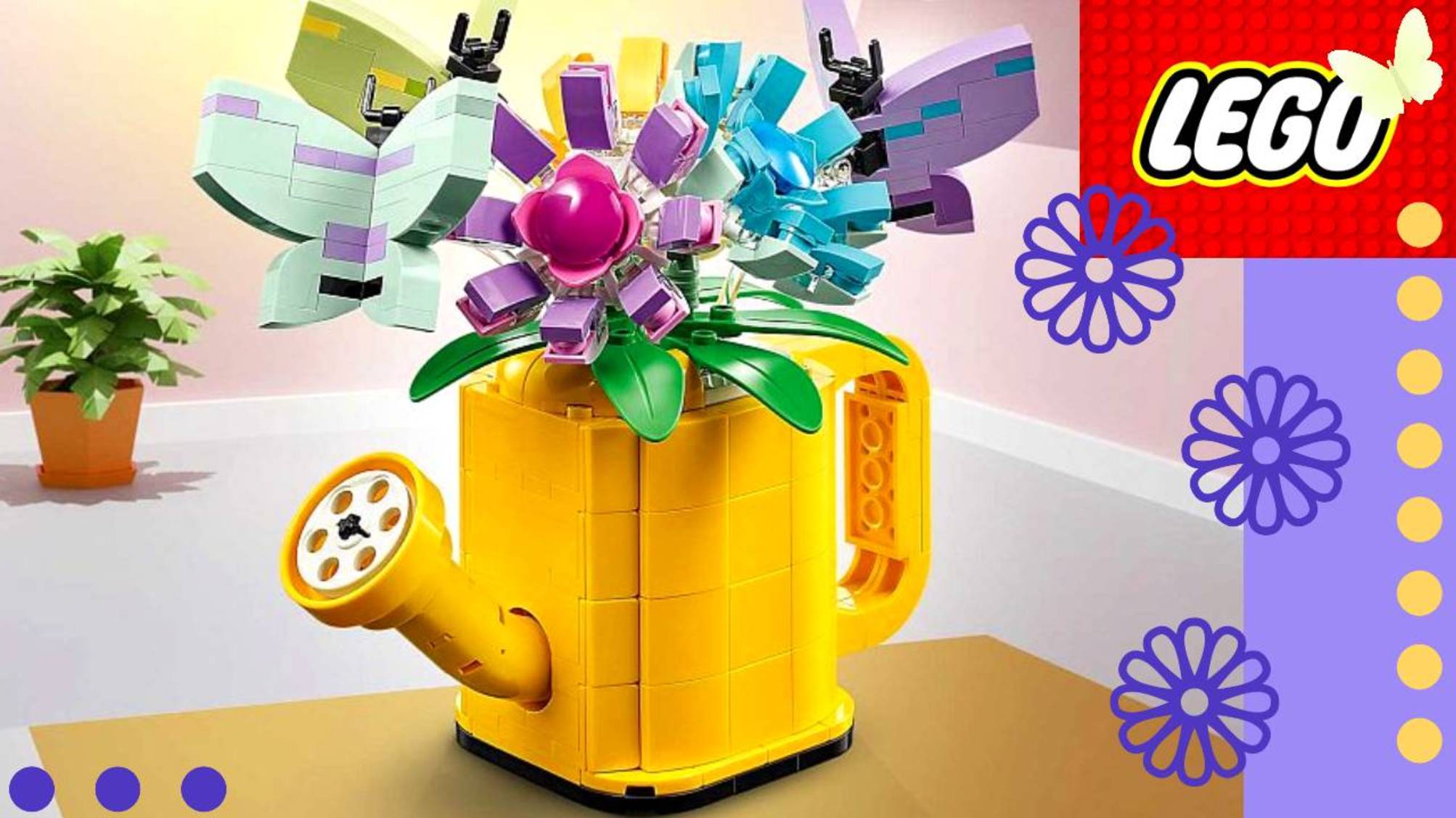 LEGO Creator 31149 Цветы в лейке Обзор набора лего 3 в 1