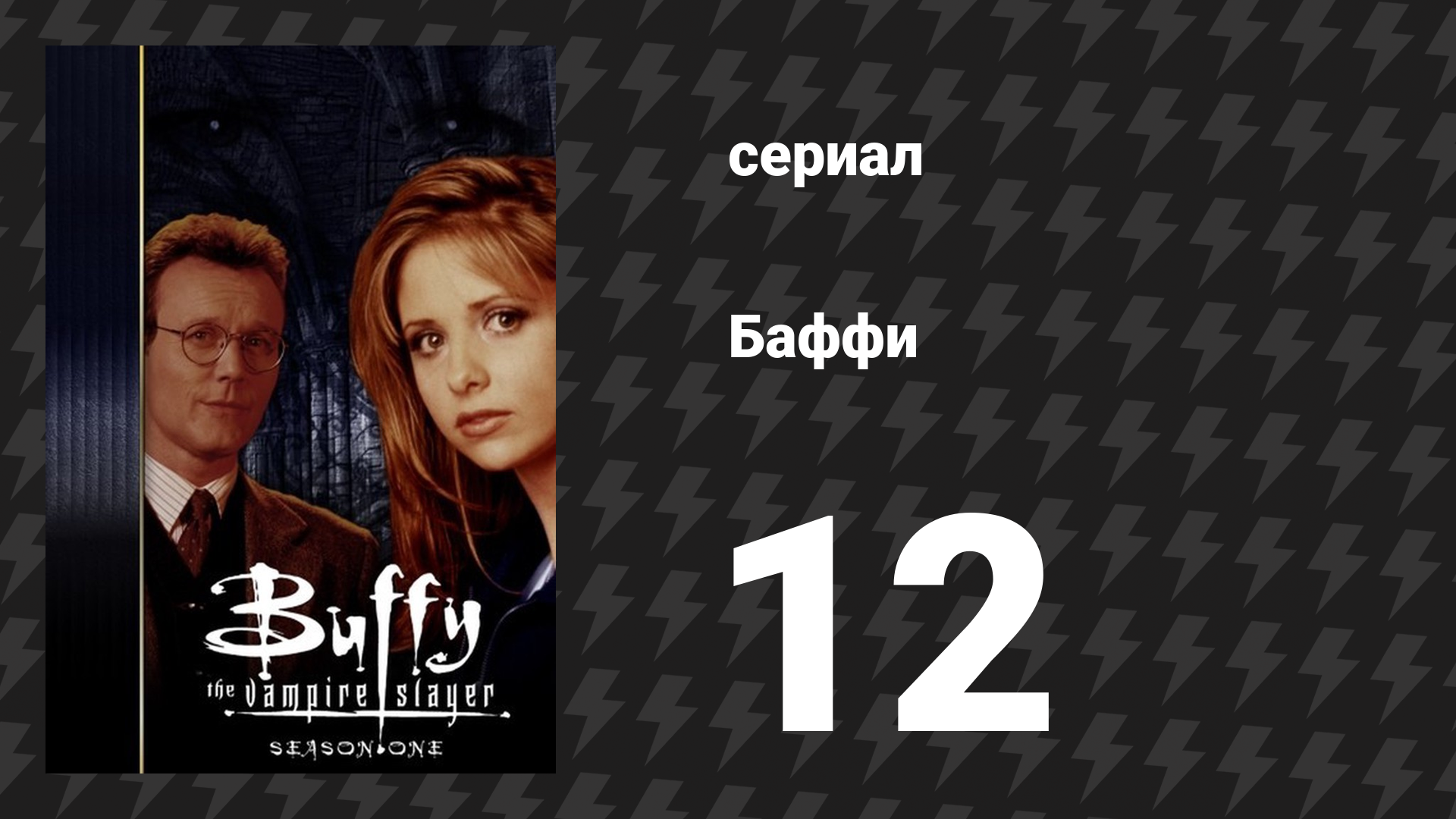 Баффи — истребительница вампиров 1 сезон 12 серия «Девушка из пророчества» (сериал, 1997)