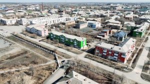 Южноуральск с высоты Архив апрель 2022 г