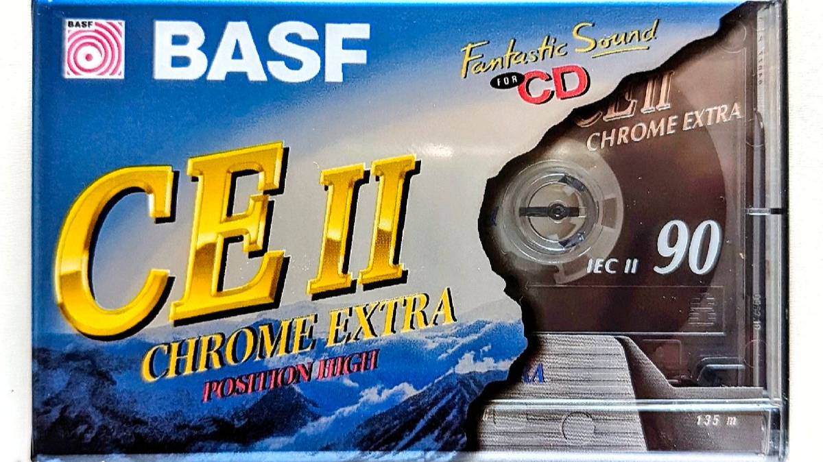 Распаковка и запись BASF Chrom Extra CEII (1995)