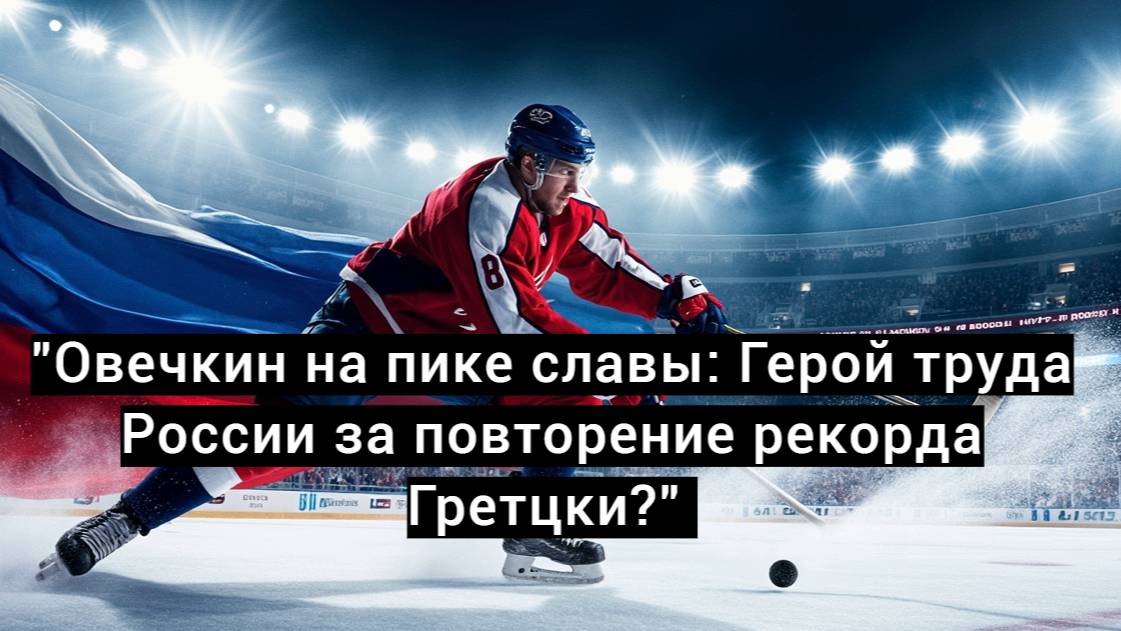 "Овечкин на пике славы: Герой труда России за повторение рекорда Гретцки?"