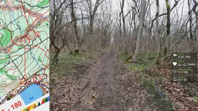 УТС 22.03.24 Железноводск - оз. 30 лет Победы - О-Весна'24 - с комментариями (headcam orienteering)