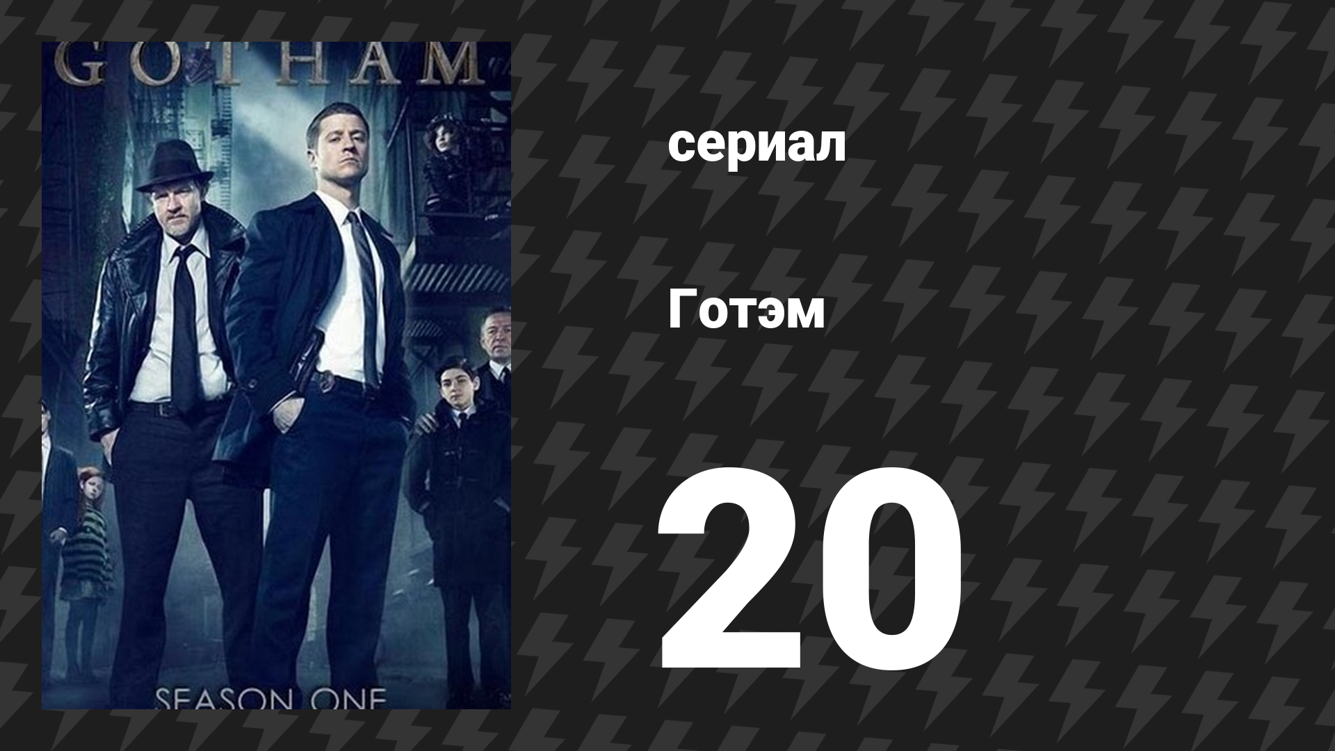 Готэм 1 сезон 20 серия «Под ножом» (сериал, 2014)