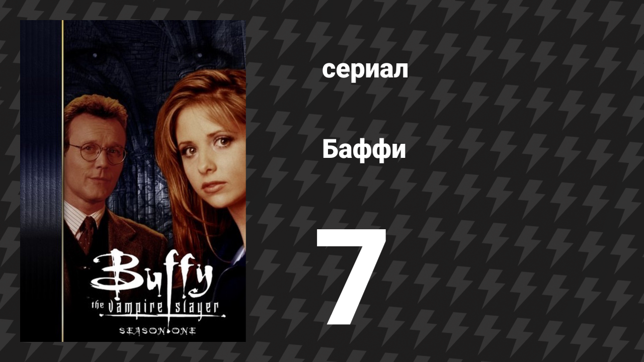 Баффи — истребительница вампиров 1 сезон 7 серия «Ангел» (сериал, 1997)