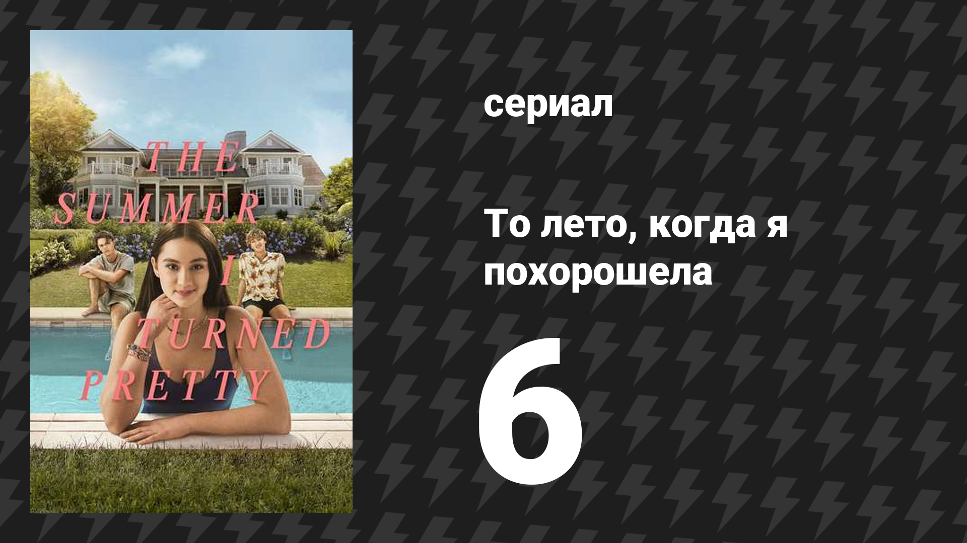 То лето, когда я похорошела 1 сезон 6 серия «Летний прибой» (сериал, 2022)