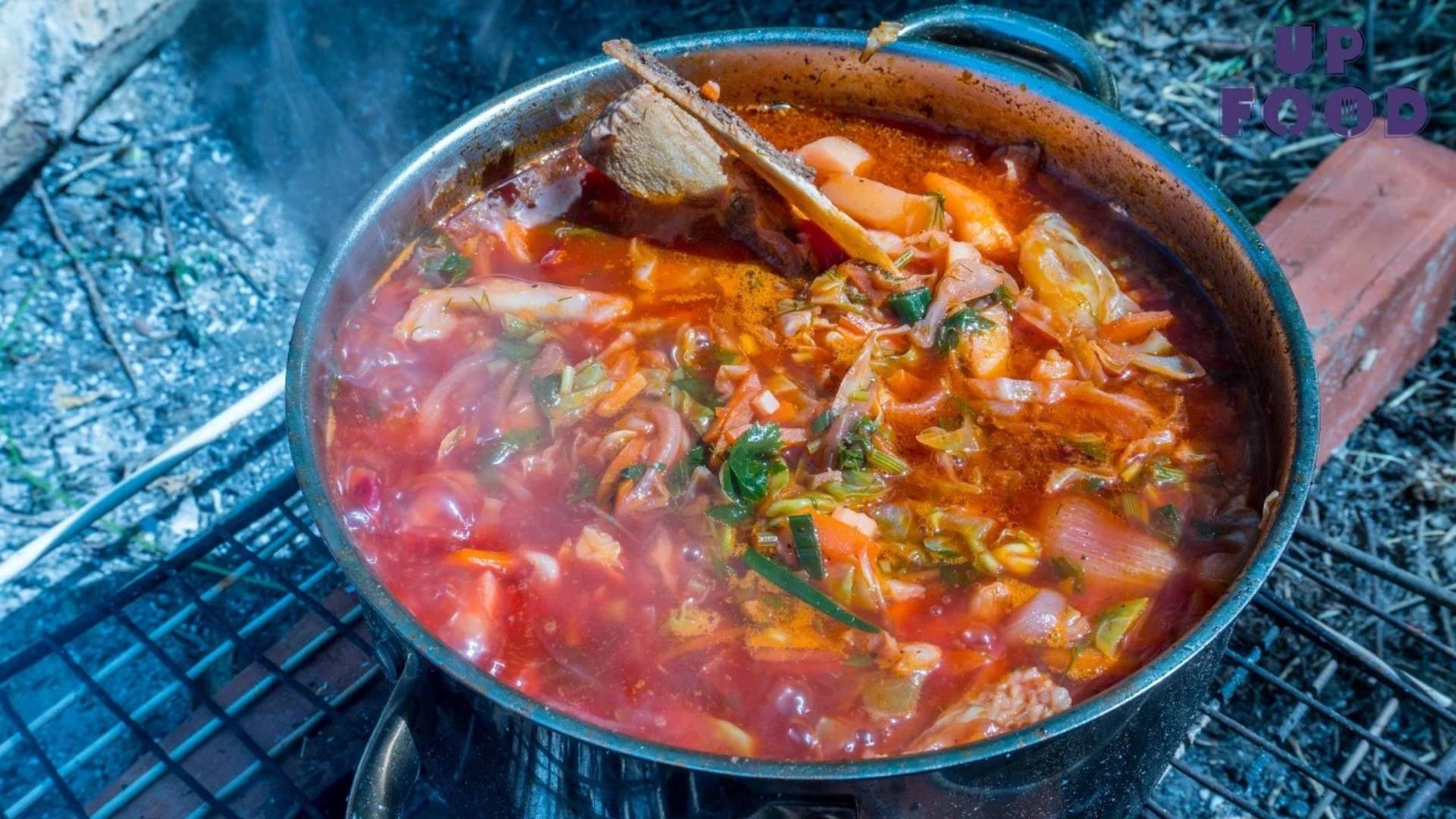 БОРЩ С ГОВЯДИНОЙ НА РЫБАЛКЕ / UP FOOD