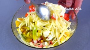 Возьмите МАНДАРИНЫ и КРАБОВЫЕ ПАЛОЧКИ и приготовьте это!