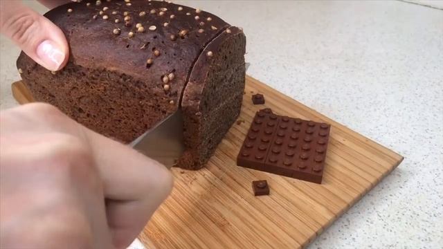 Я приготовила завтрак из лего. Lego in Real Life Breakfast Stop motion short