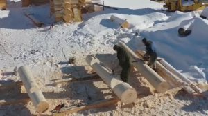 Рубка срубов СК «Сибирский лес»