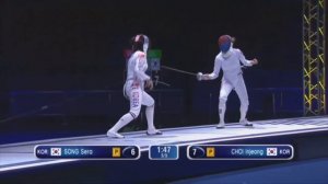 Highlights SONG Sera 🇰🇷 v CHOI Injeong🇰🇷 Semi Final Women’s Epee Ind | Cairo Epee GP 2022
